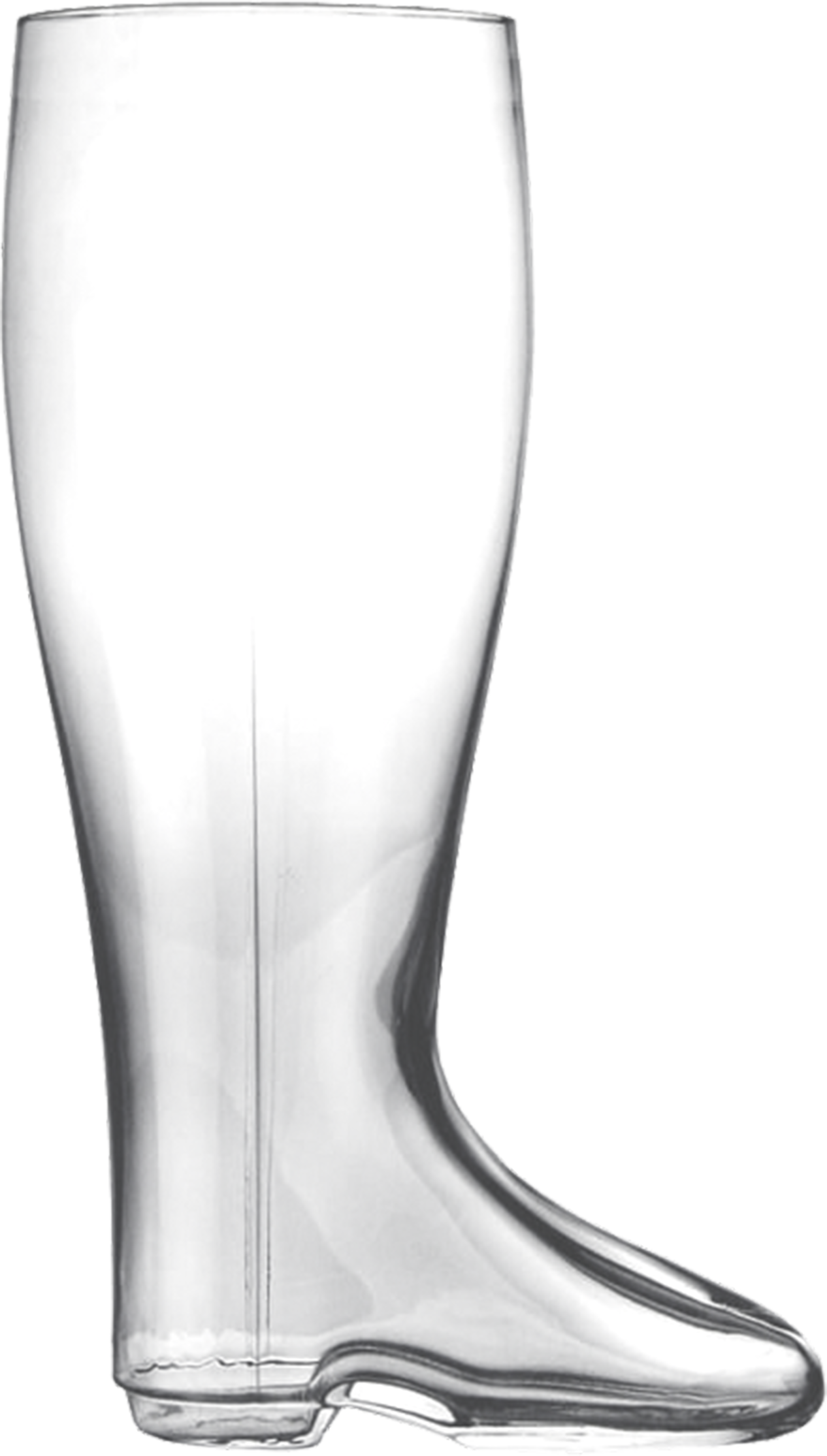 Bierstiefel 2.0 Liter von Stölzle Oberglas mit Gravur